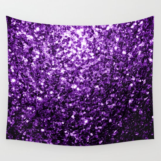 Beautiful Purple Glitter Sparkles Wall Tapestry By Pldesign Society6